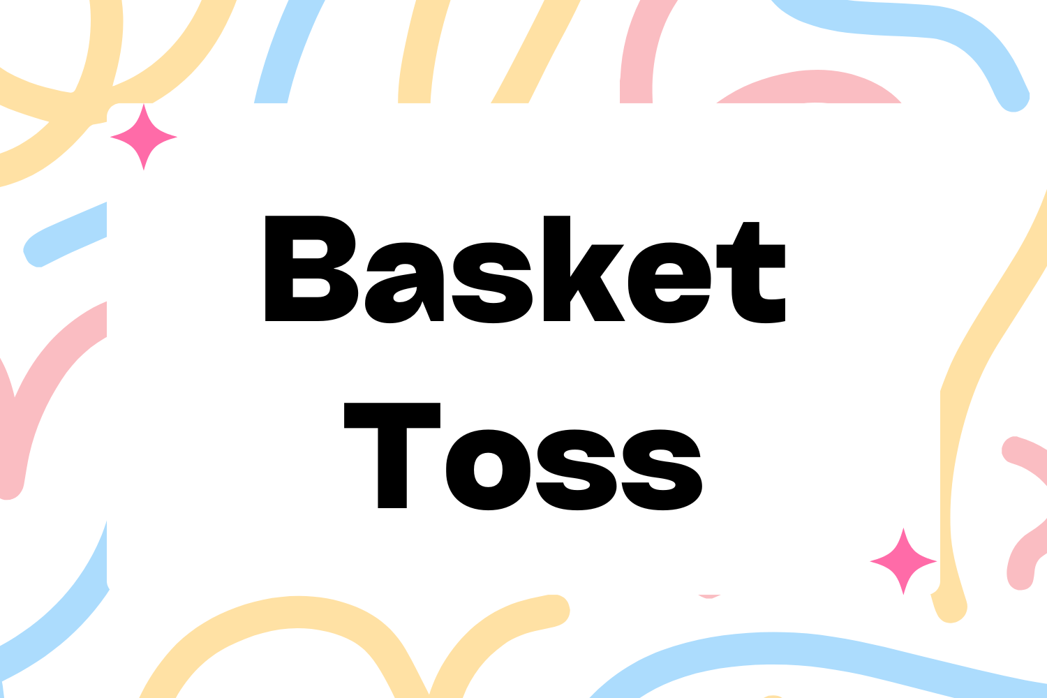 How To Do A Basket Toss In Cheerleading