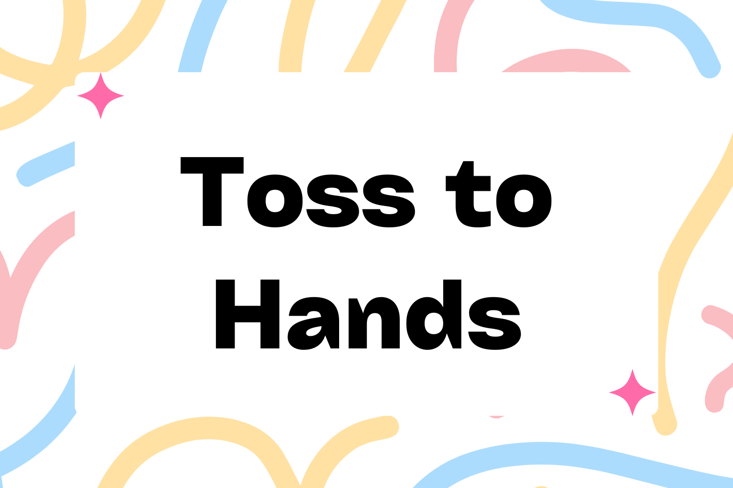 How To Do A Toss To Hands In Cheerleading