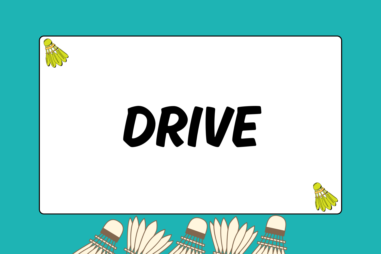 How To Hit A Drive In Badminton