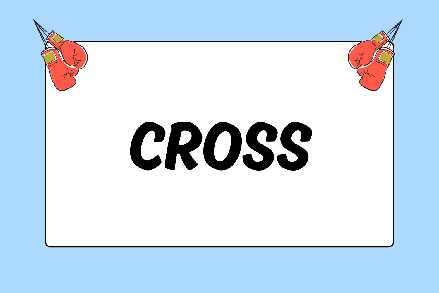 Basic Boxing Punches: The Cross