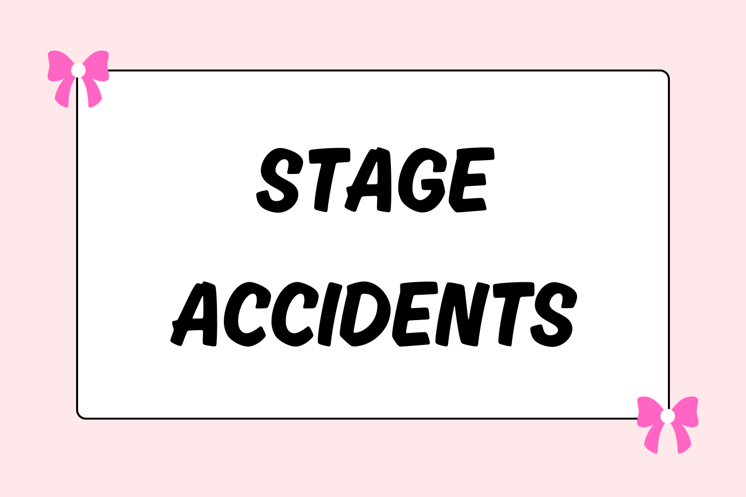 How To Avoid Ballet Stage Accidents