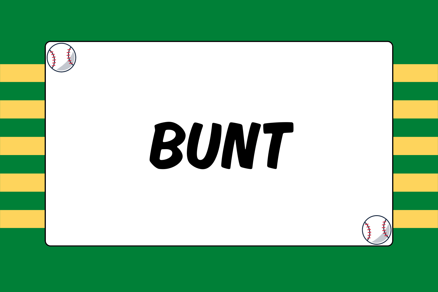 How To Bunt In Baseball
