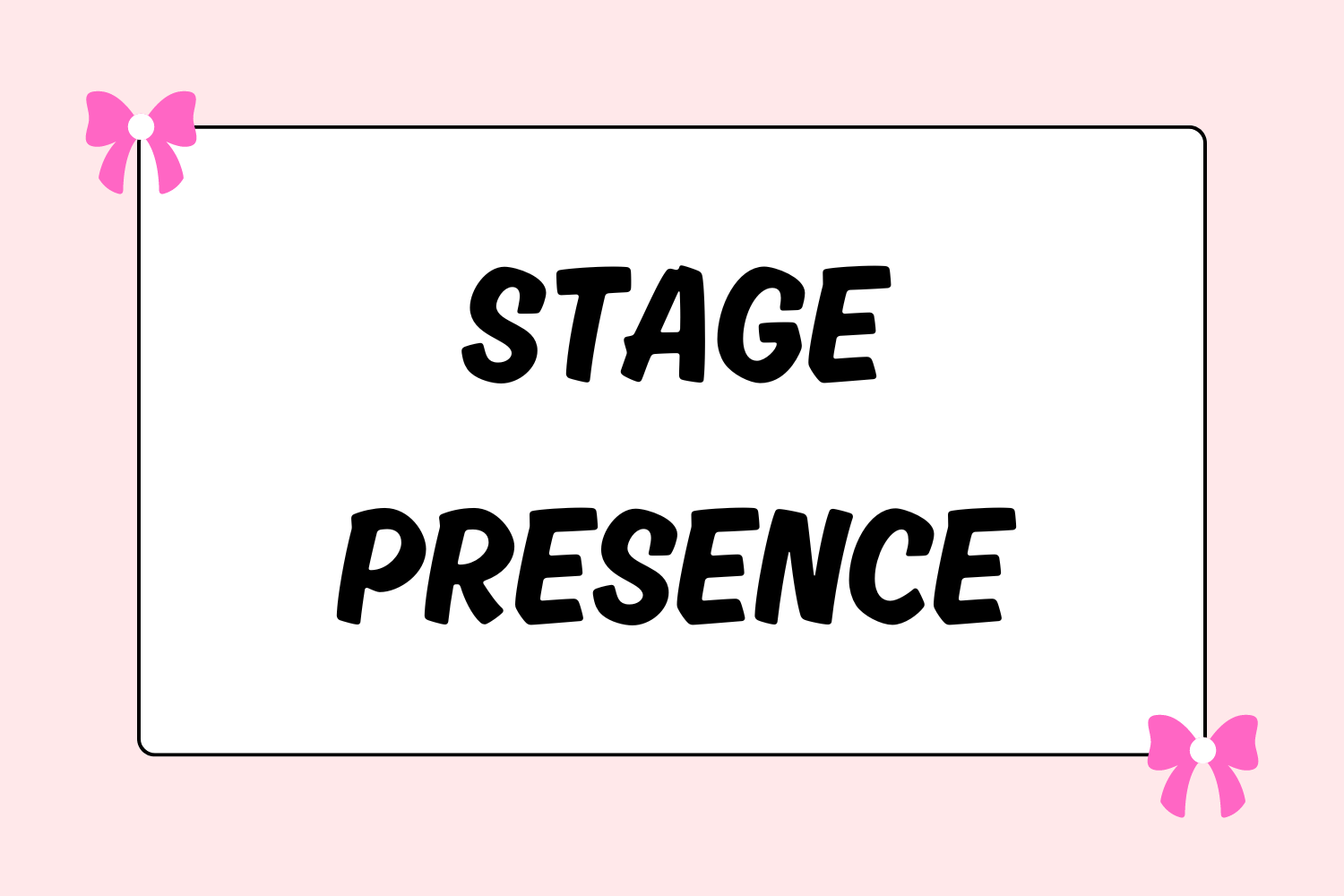 How To Improve Stage Presence For Ballet Dancers