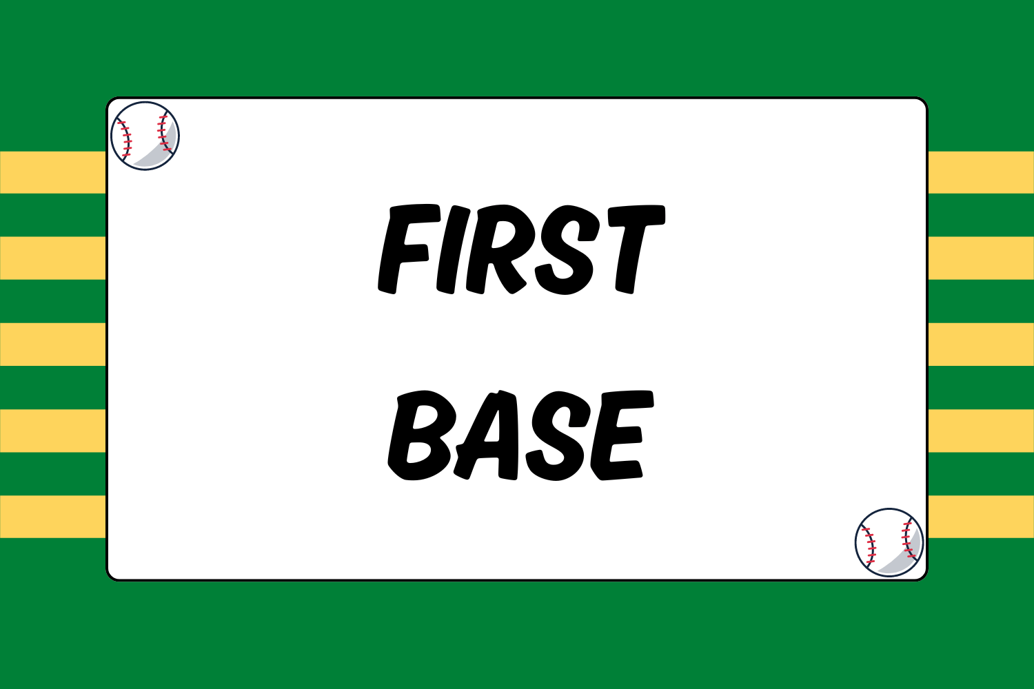 How To Play First Base In Baseball