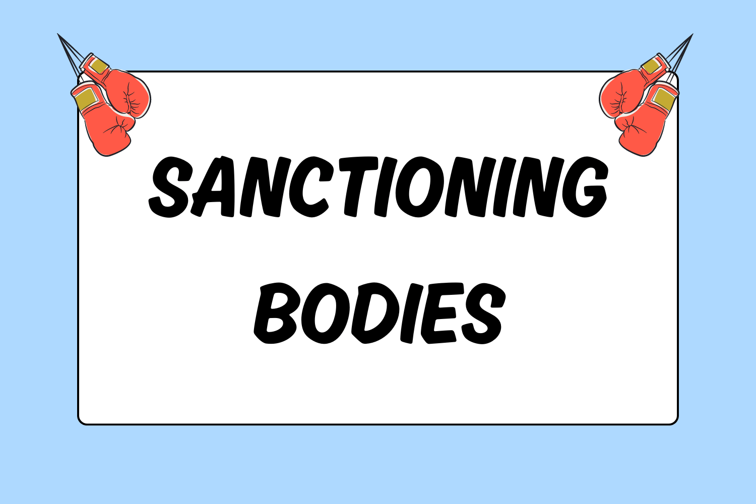 Pro Boxing's Sanctioning Bodies