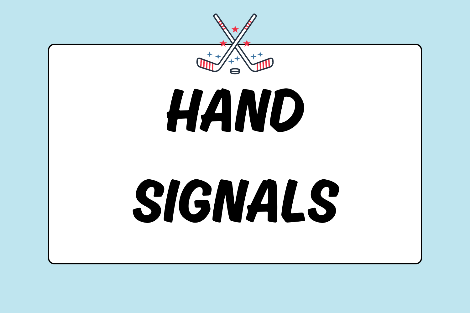 Referee Hand Signals In Field Hockey