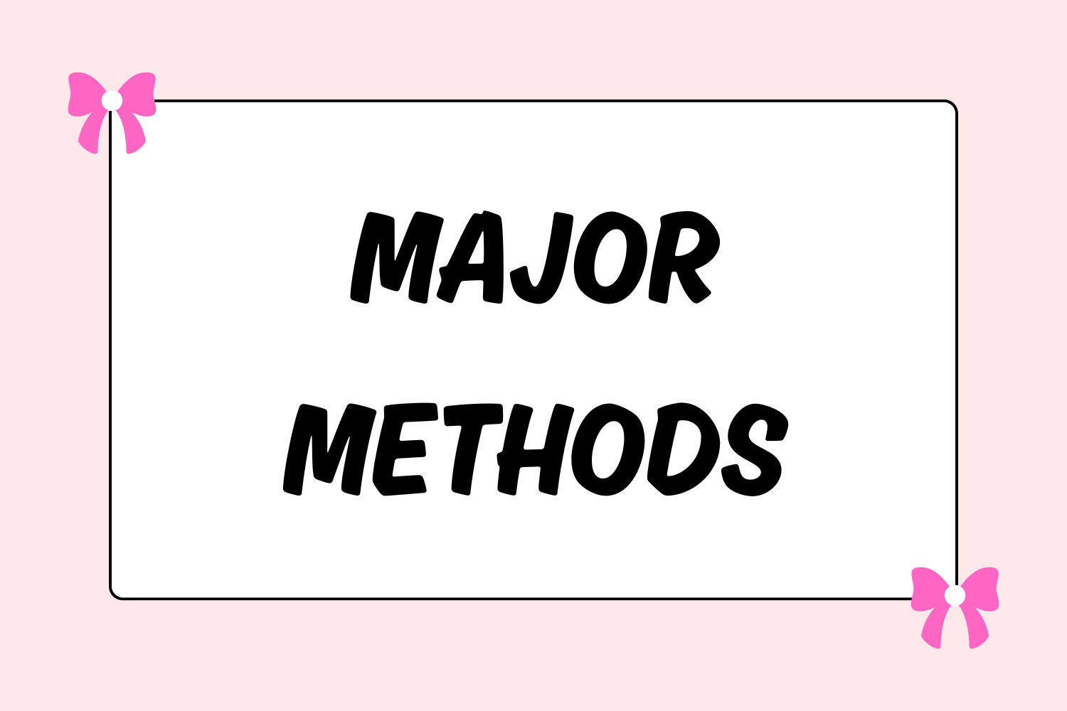 The Major Methods Of Ballet