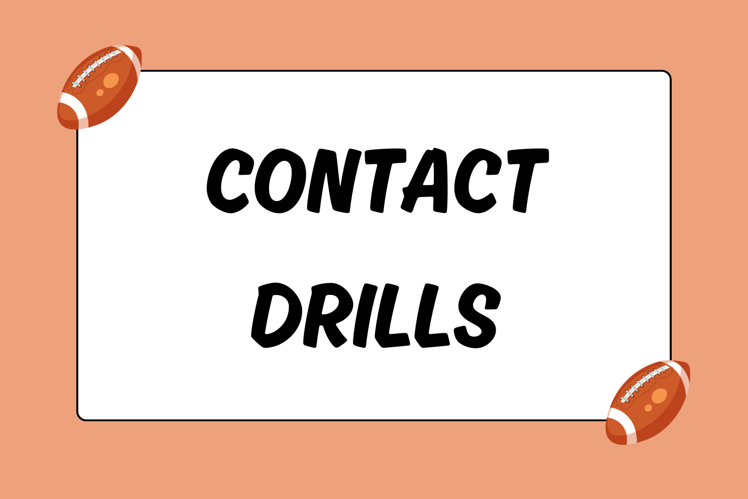 Contact Drills For Football