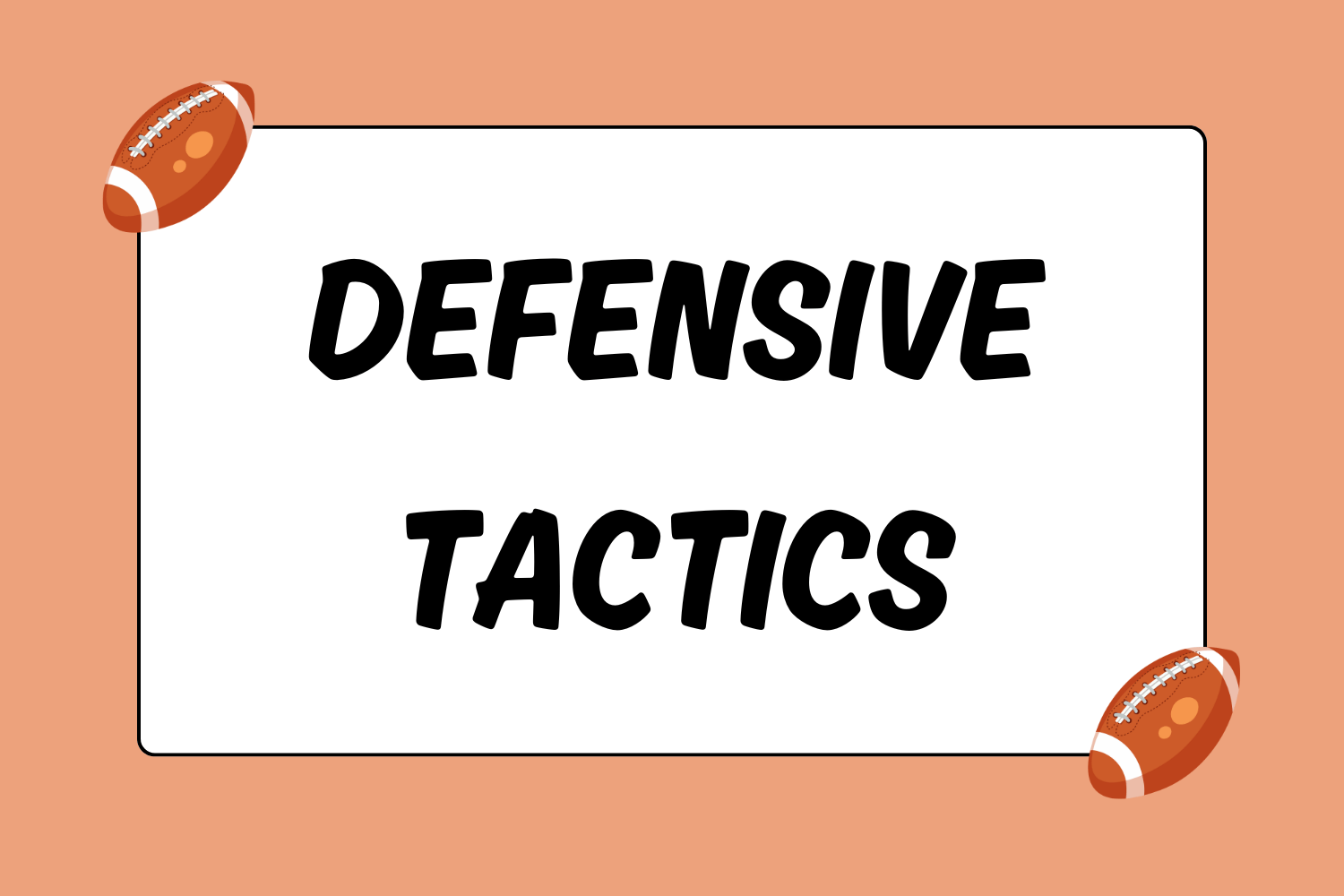 Defensive Tactics In Football