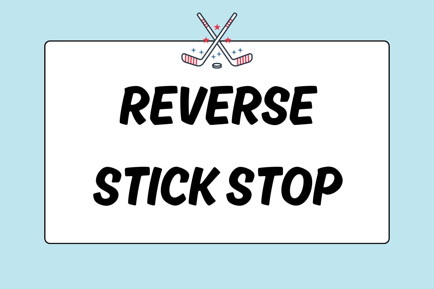 How To Reverse Stick Stop In Field Hockey