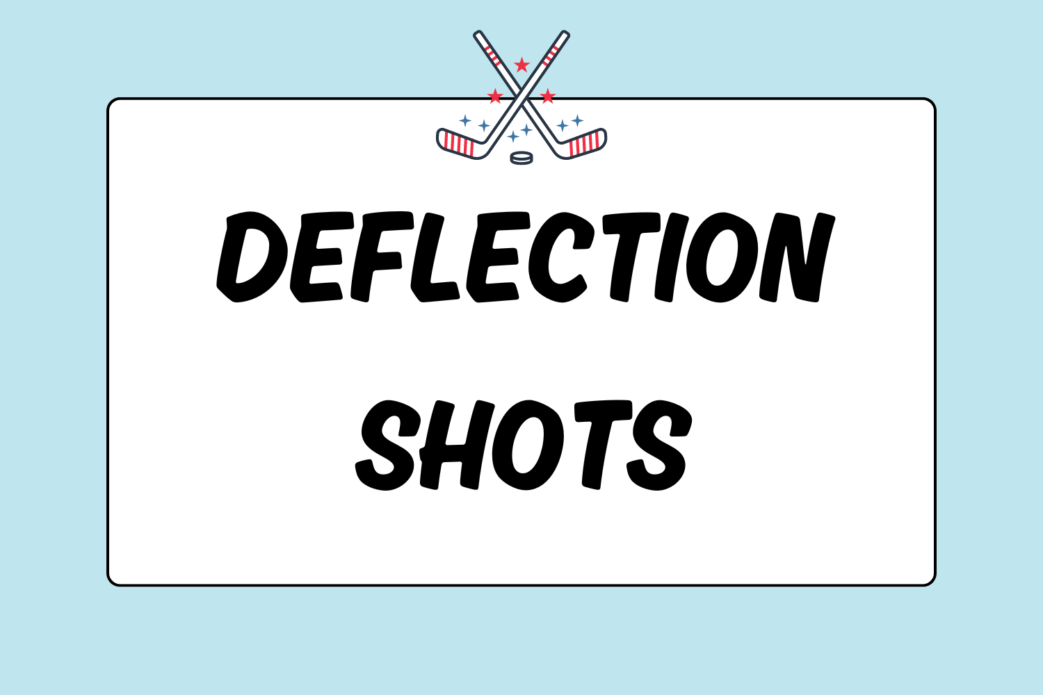 How To Take Deflection Shots In Field Hockey