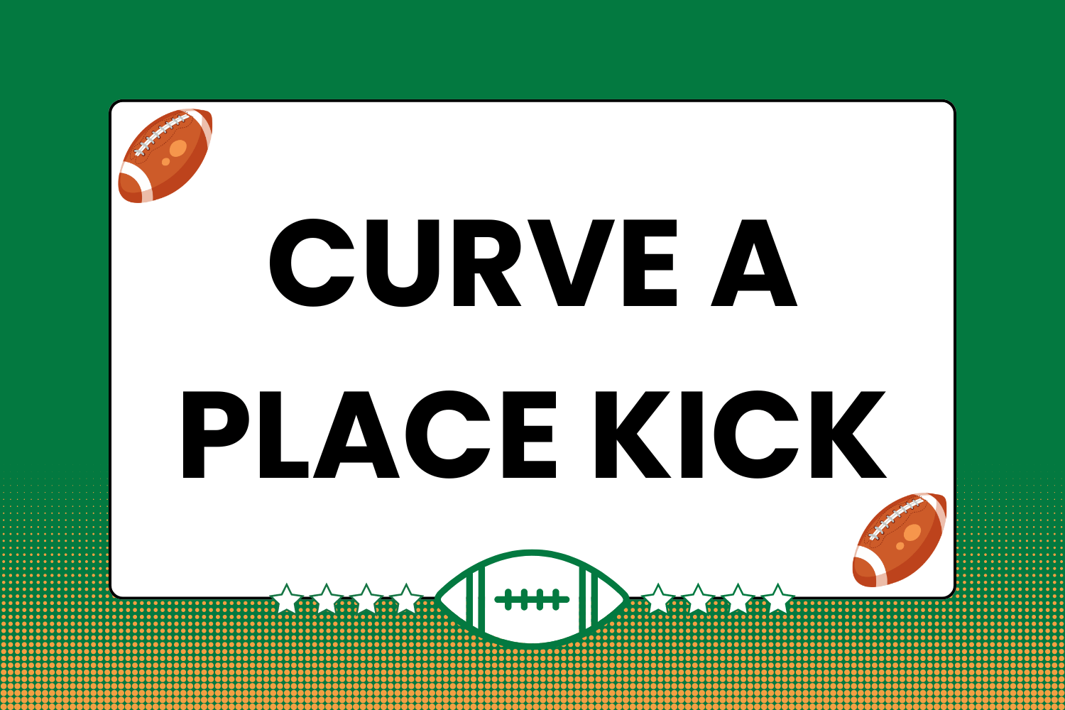 Place Kicking In Rugby