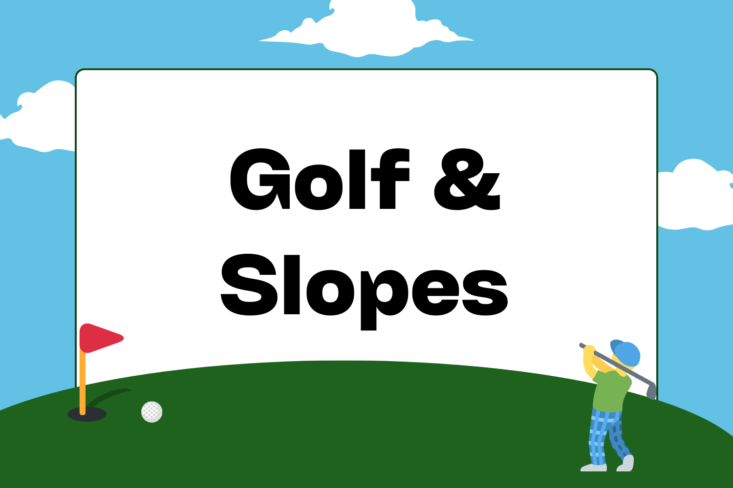 How To Hit Off Of A Slope In Golf