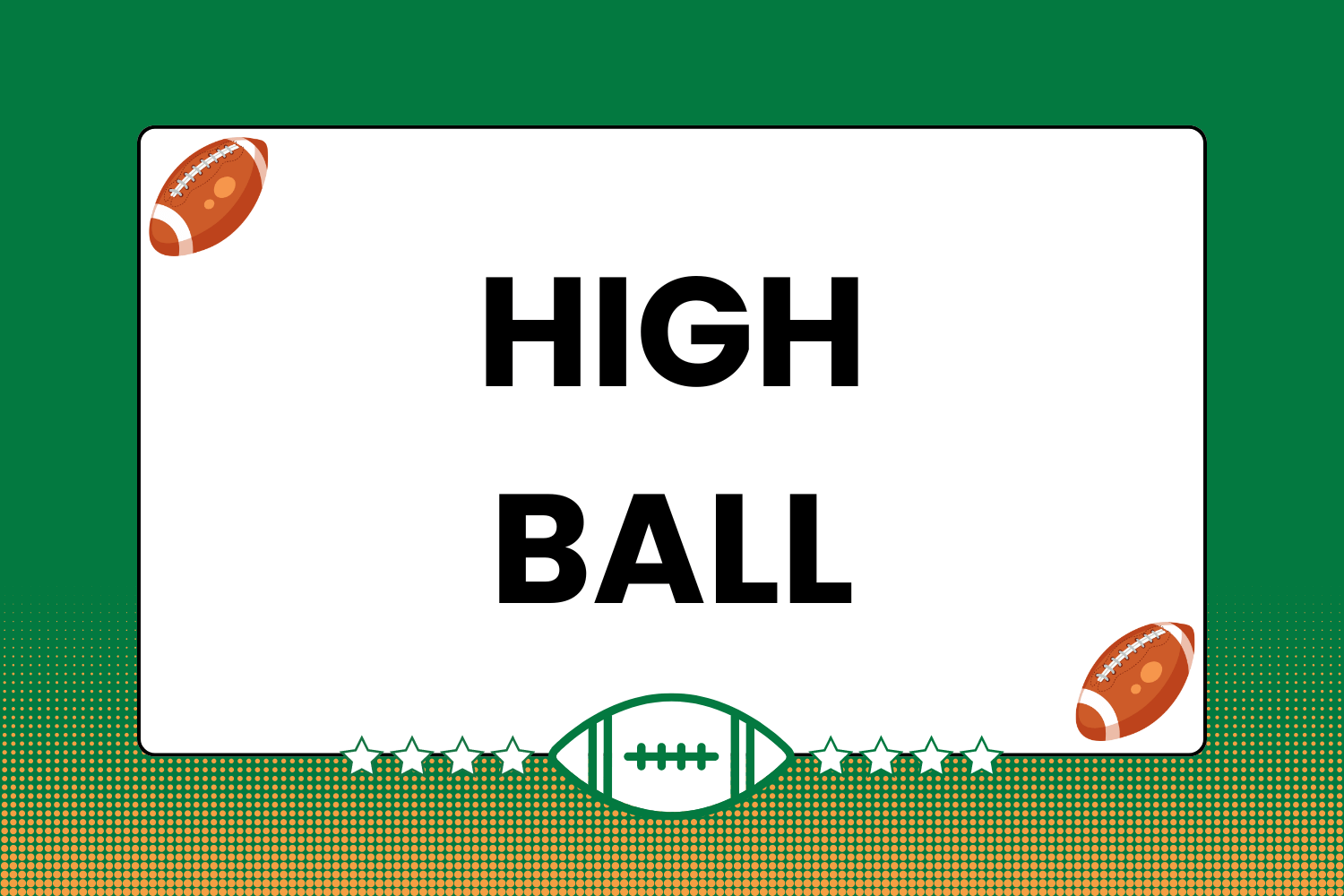 Catching The High Ball In Rugby