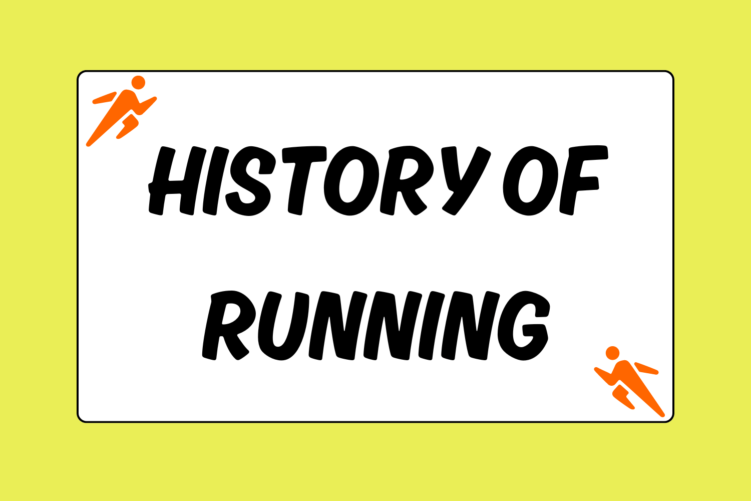 History Of Running