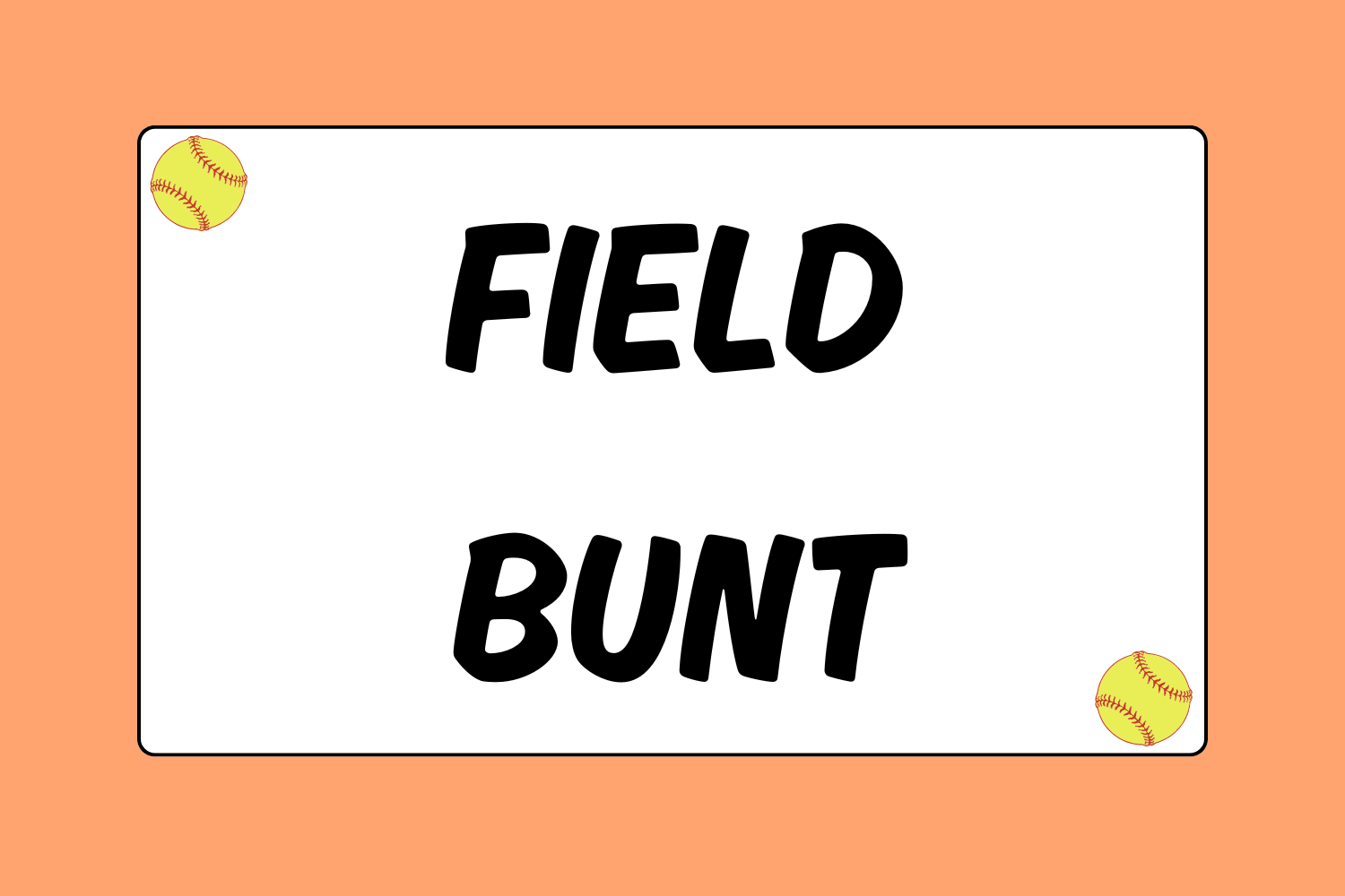 How To Field A Bunt In Softball