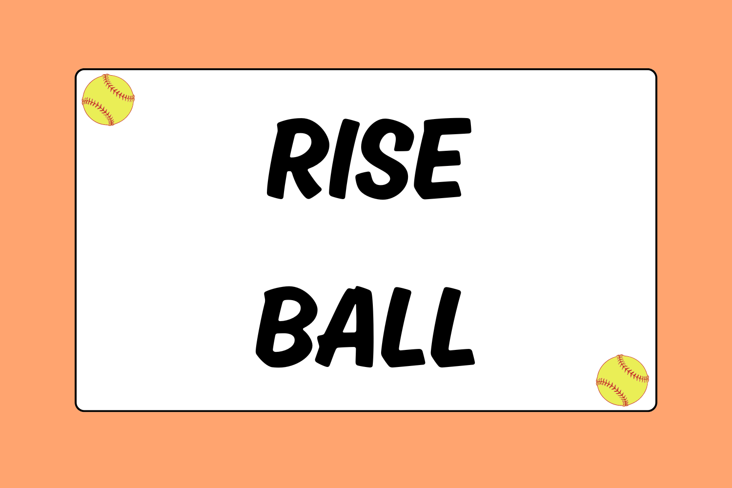 How To Hit A Rise Ball In Softball