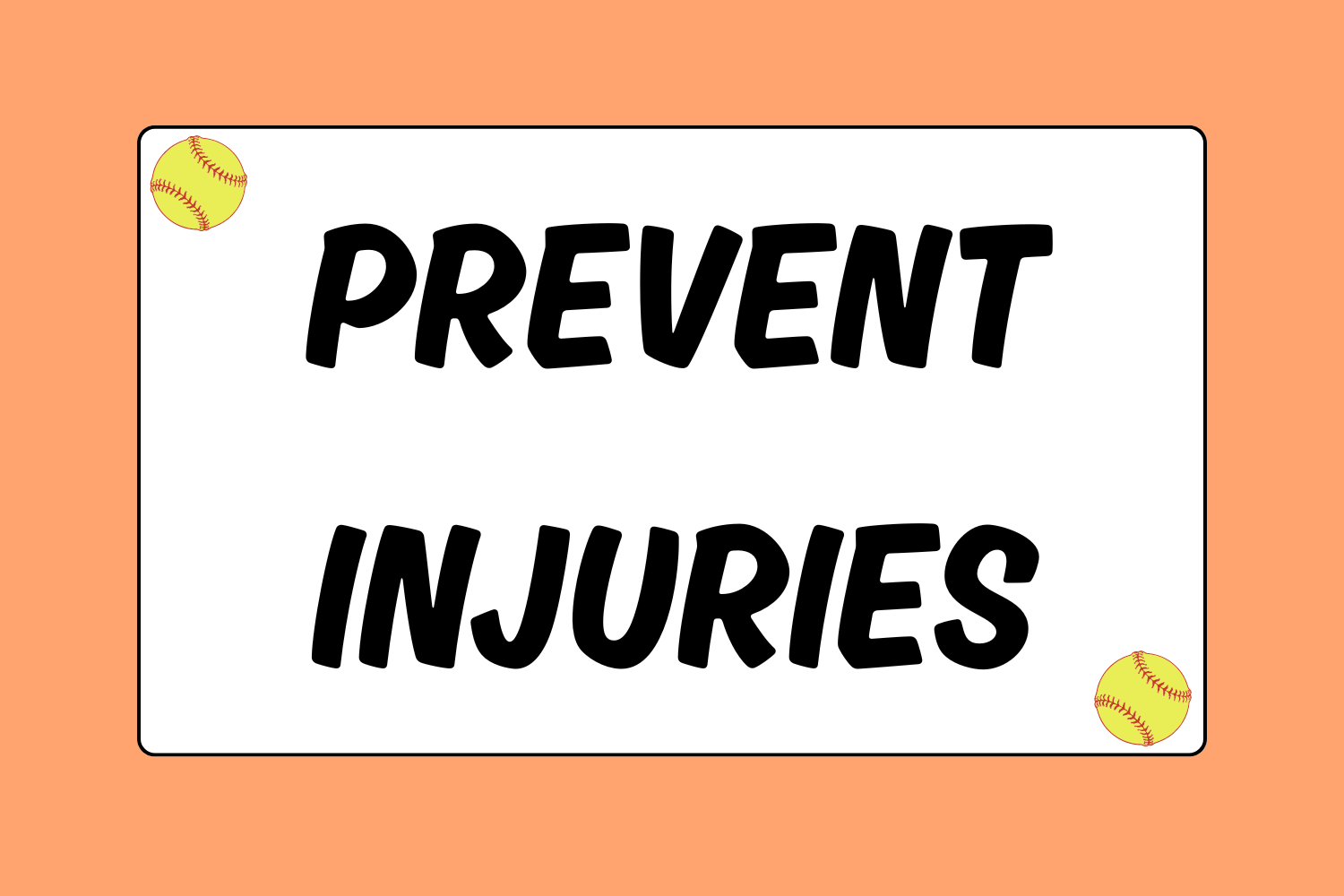 How To Prevent Softball Injuries