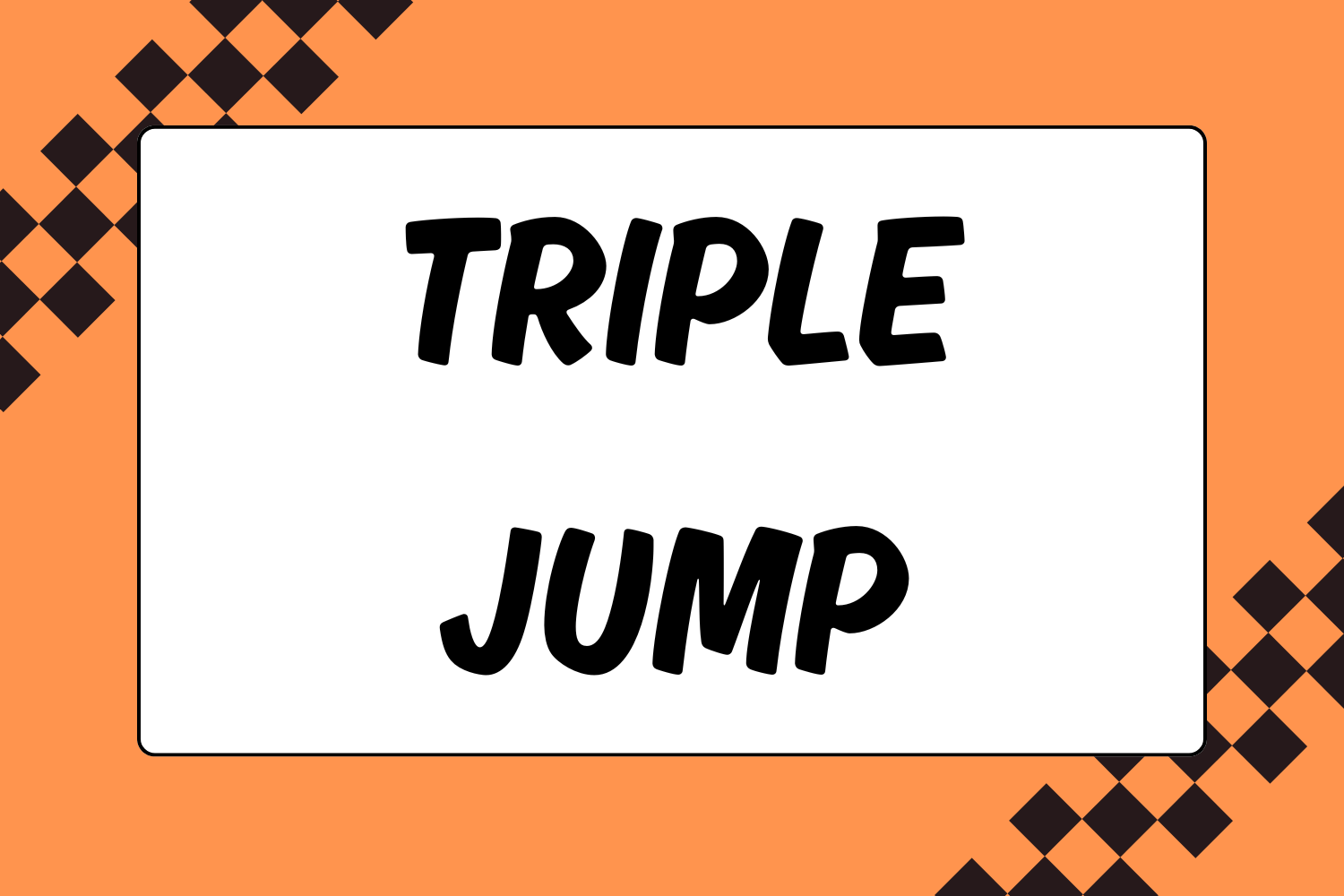 How To Triple Jump