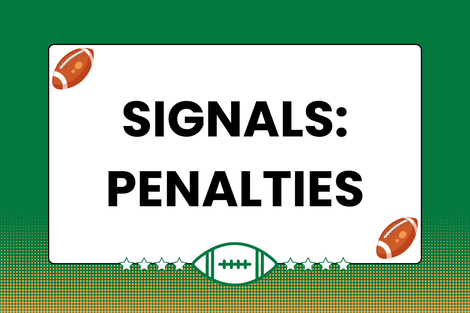 Rugby Signals: Penalties